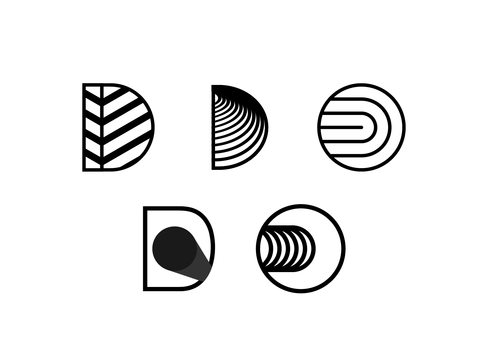 Lettermark D Exploration by Isaiah on Dribbble