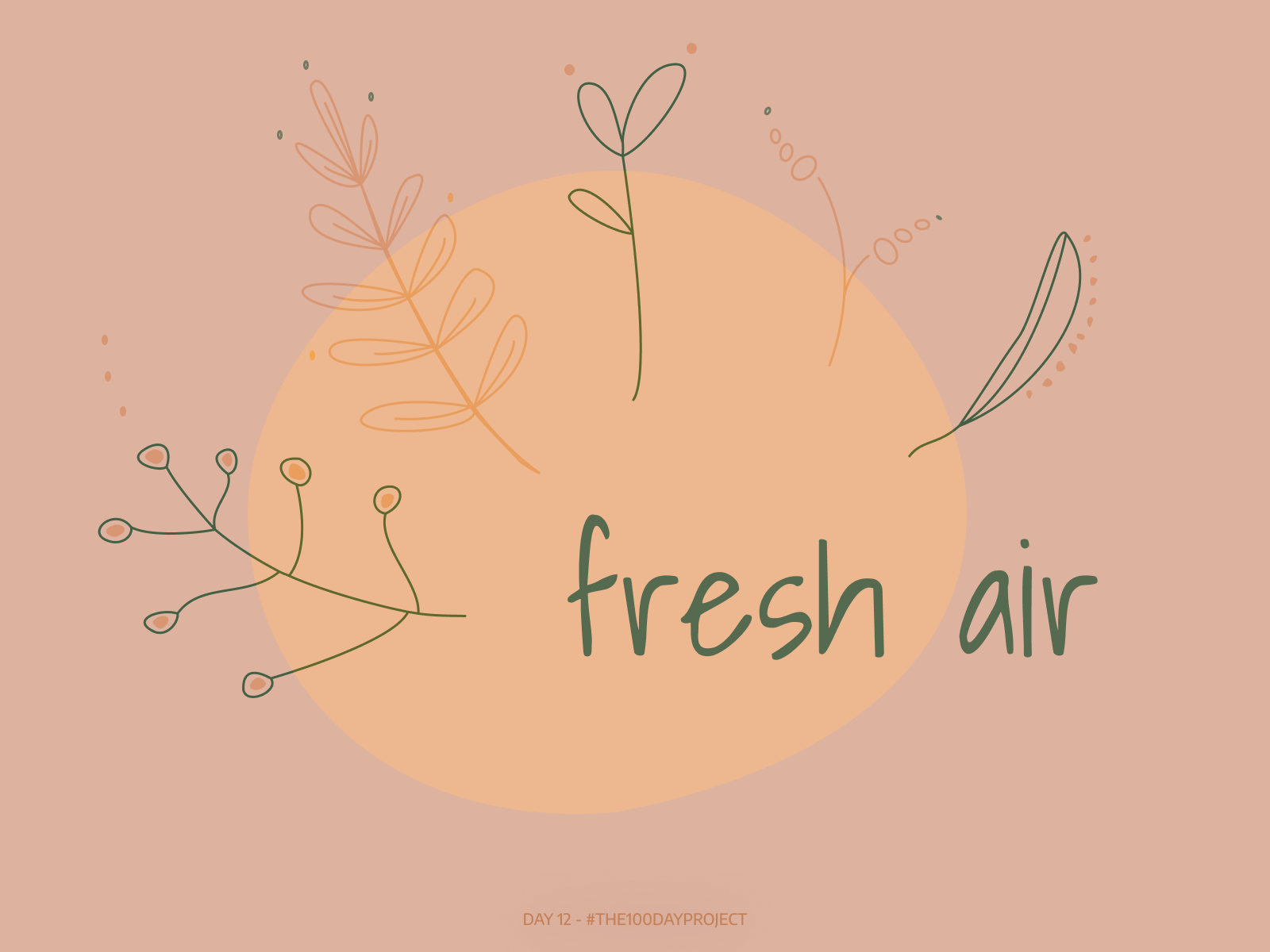 Day 12: fresh air by Erin Sharp on Dribbble