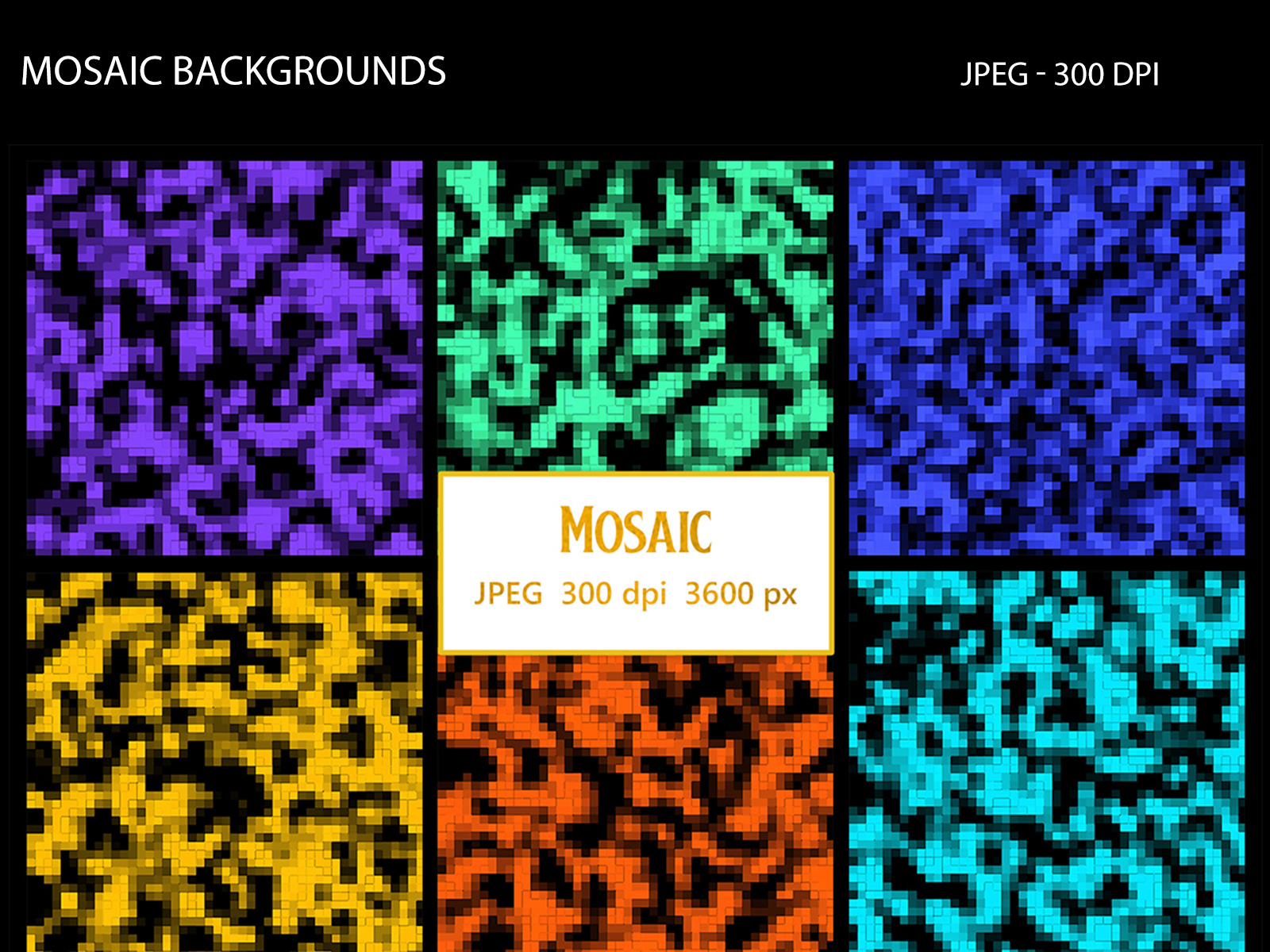Mosaic Backgrounds by Anjana on Dribbble