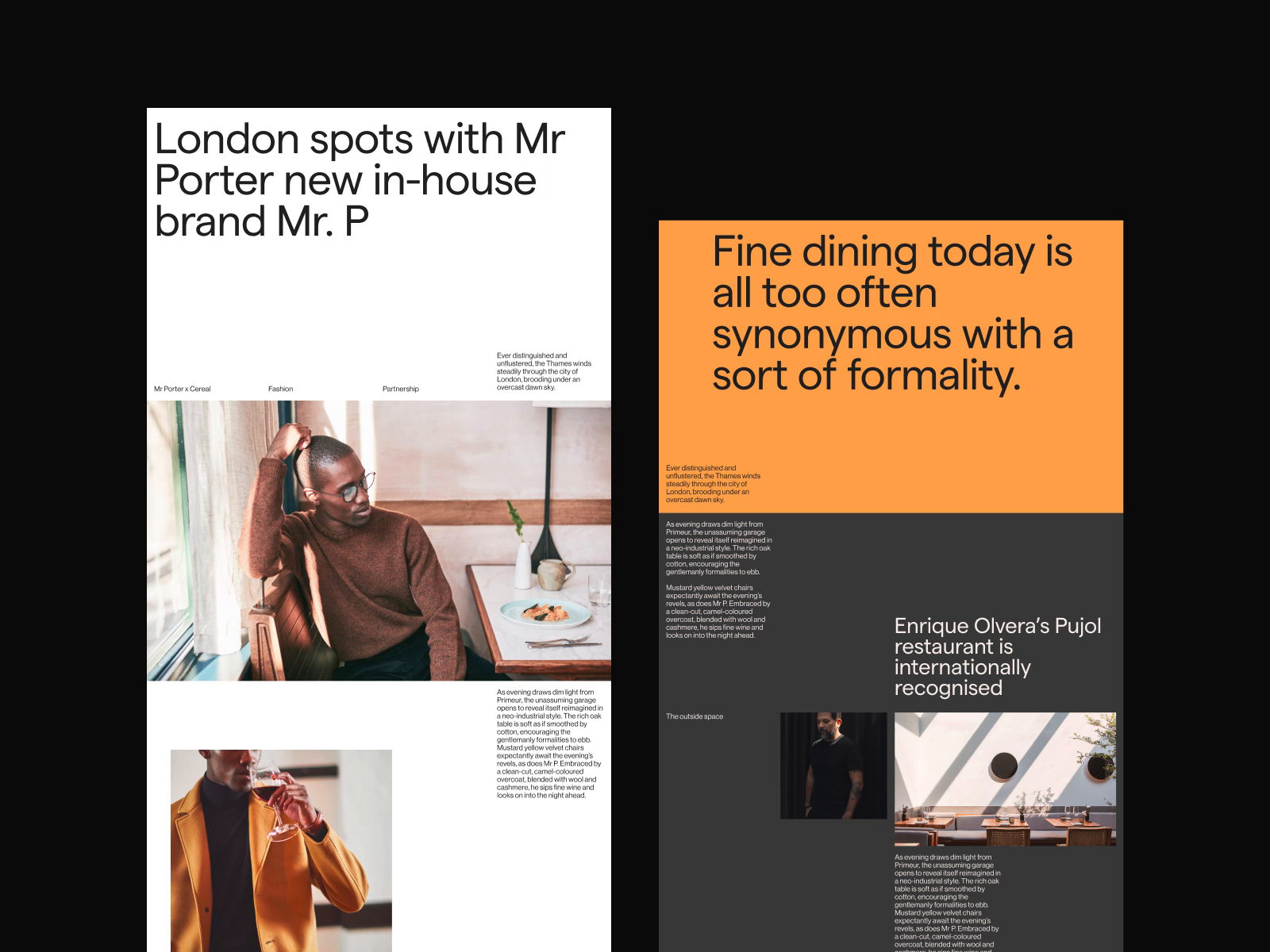 Cereal Magazine by Andrea Montini on Dribbble