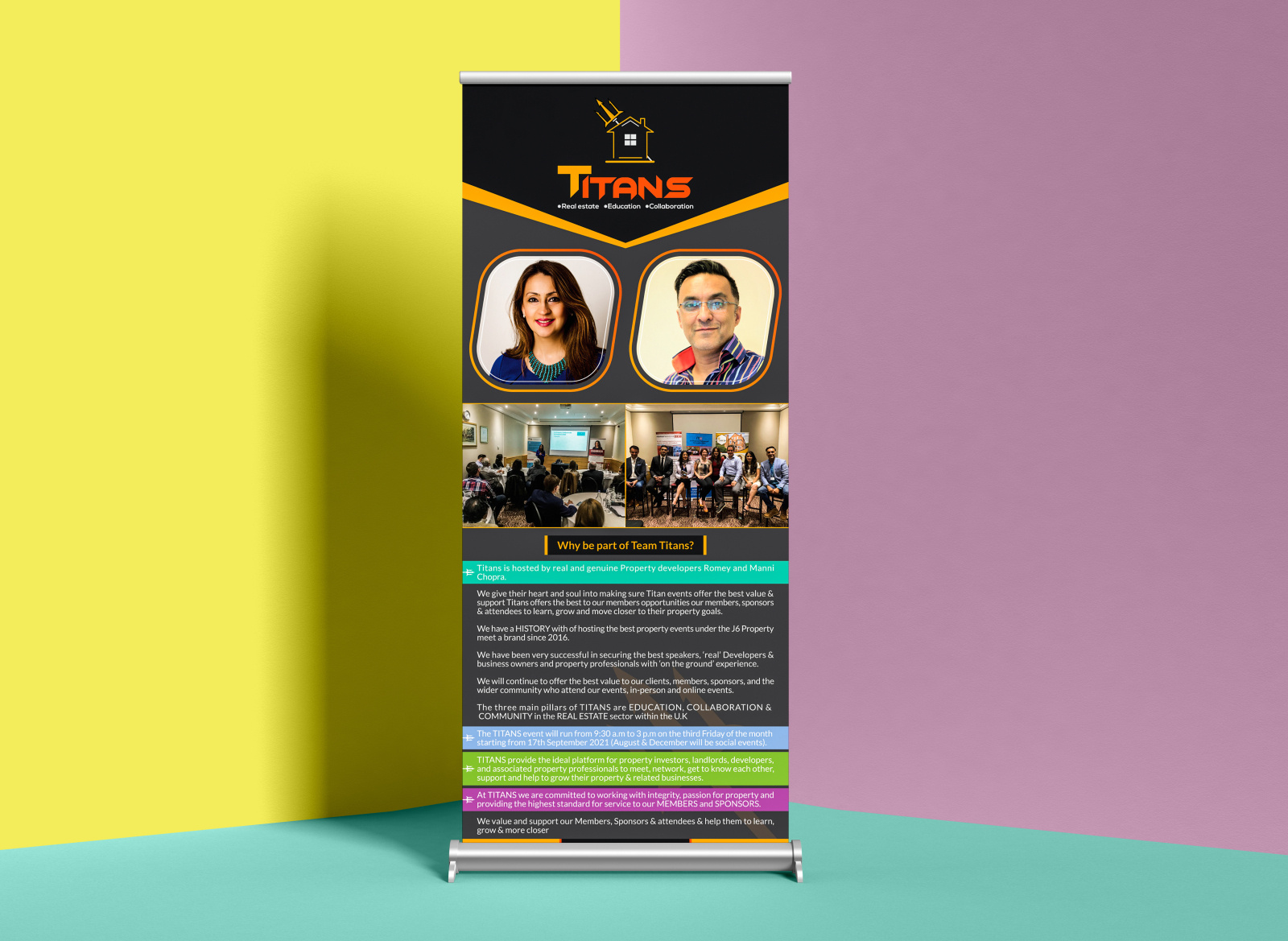 Stand Banner Design by Nripen Haldar on Dribbble