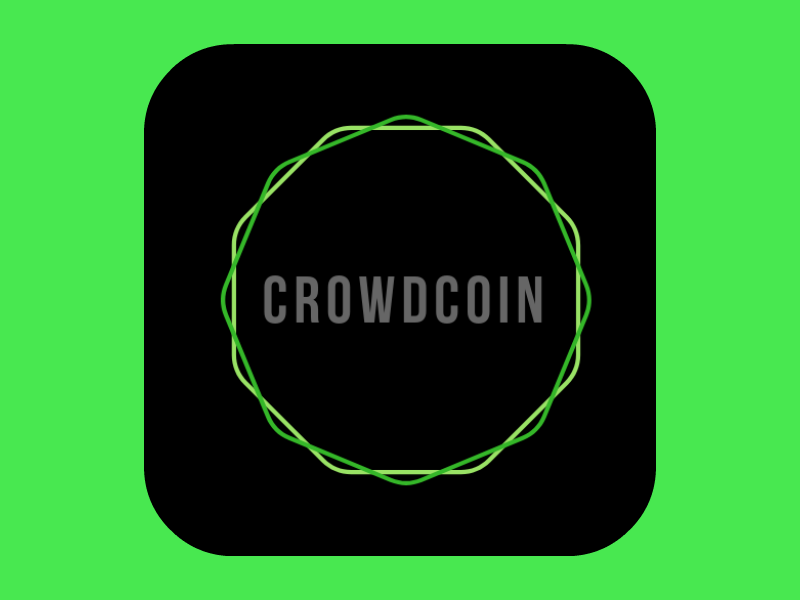 CrowdCoin Logo by Andrew Kamal on Dribbble