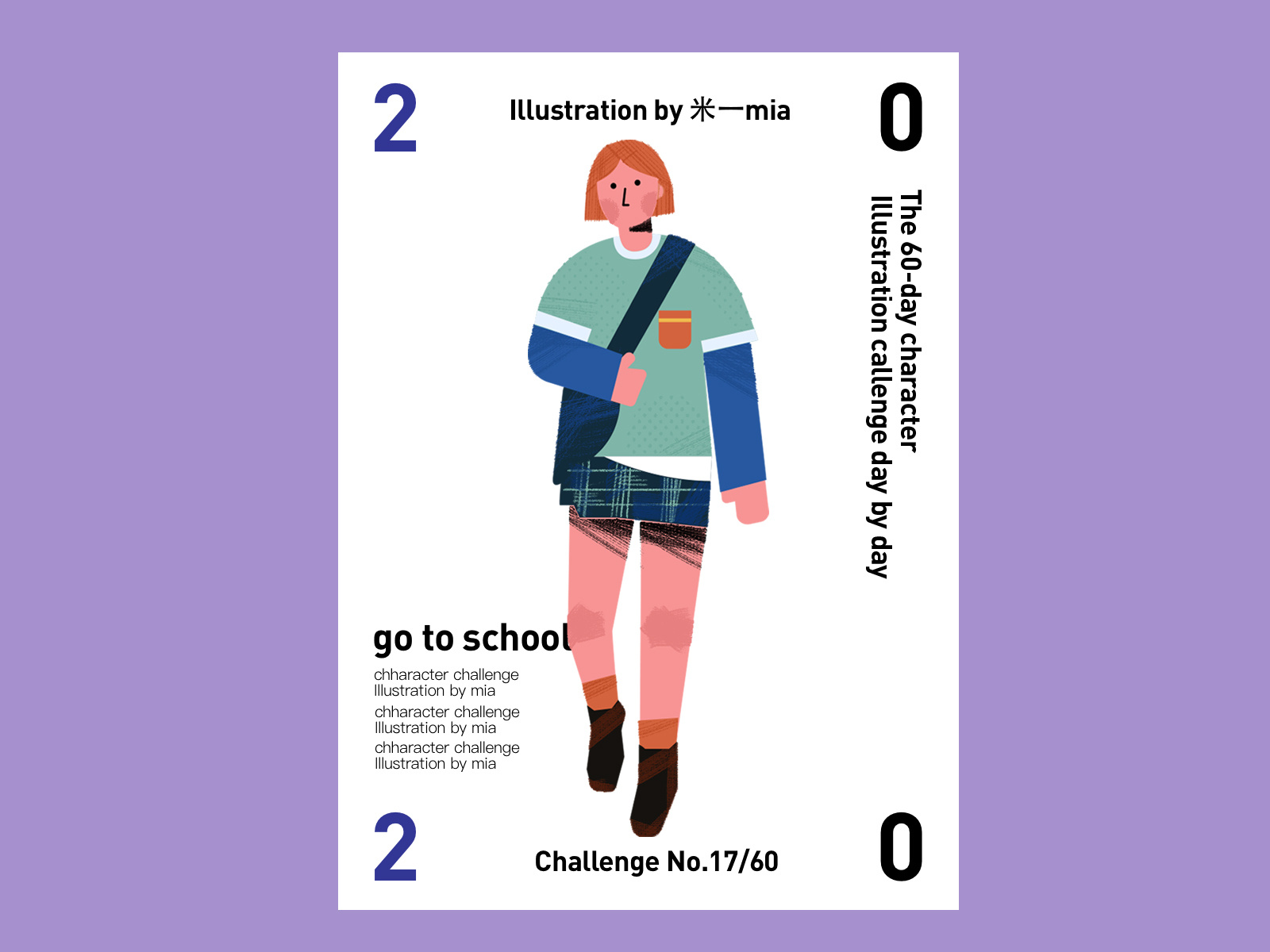 The 60 day Character Illustration NO 17 60 By Mia Cheng On Dribbble the-60-day-character-illustration-no-17-60-by-mia-cheng-on-dribbble