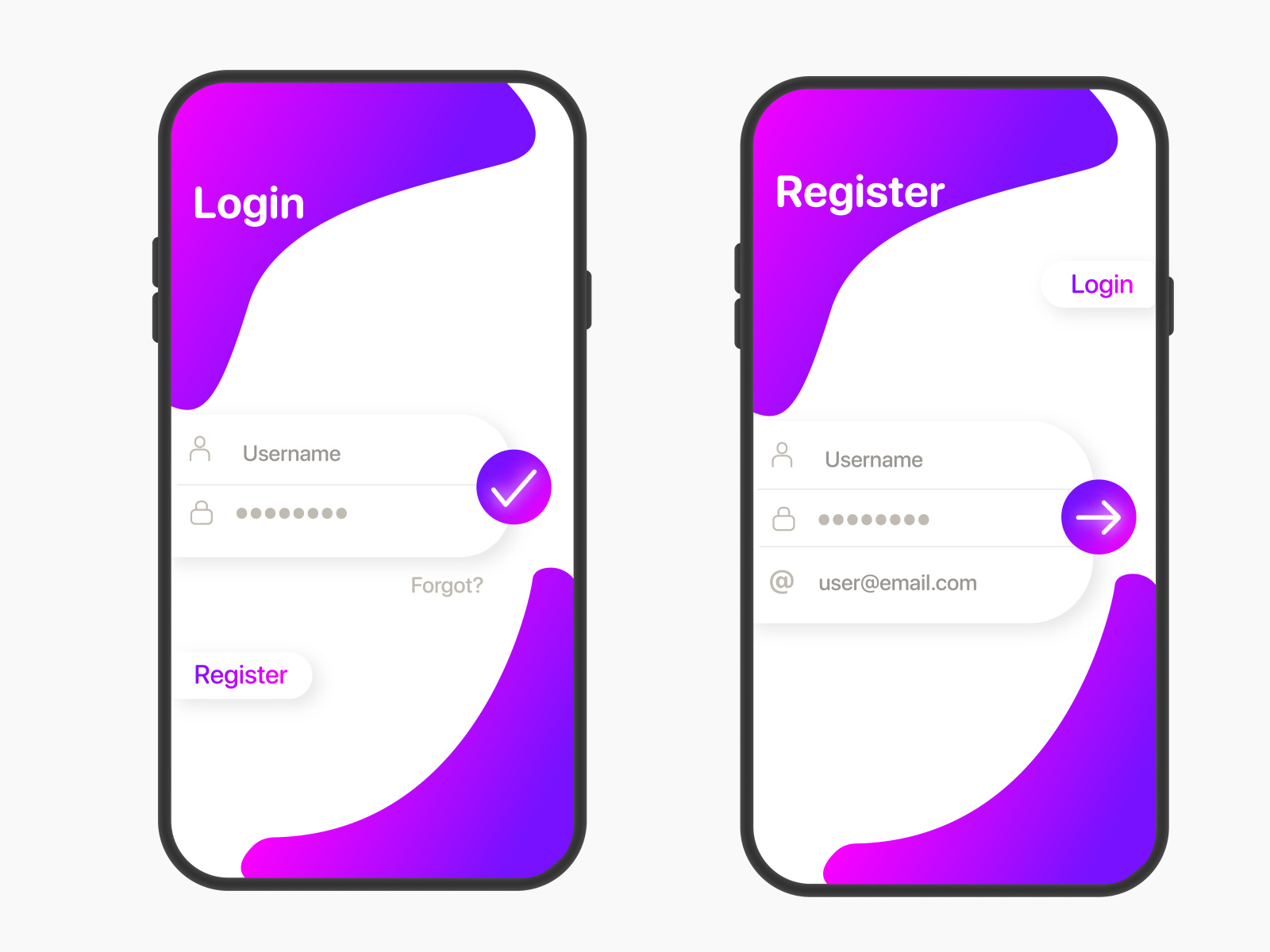 Dribbble - Login Ui.jpg by Tejas Raval