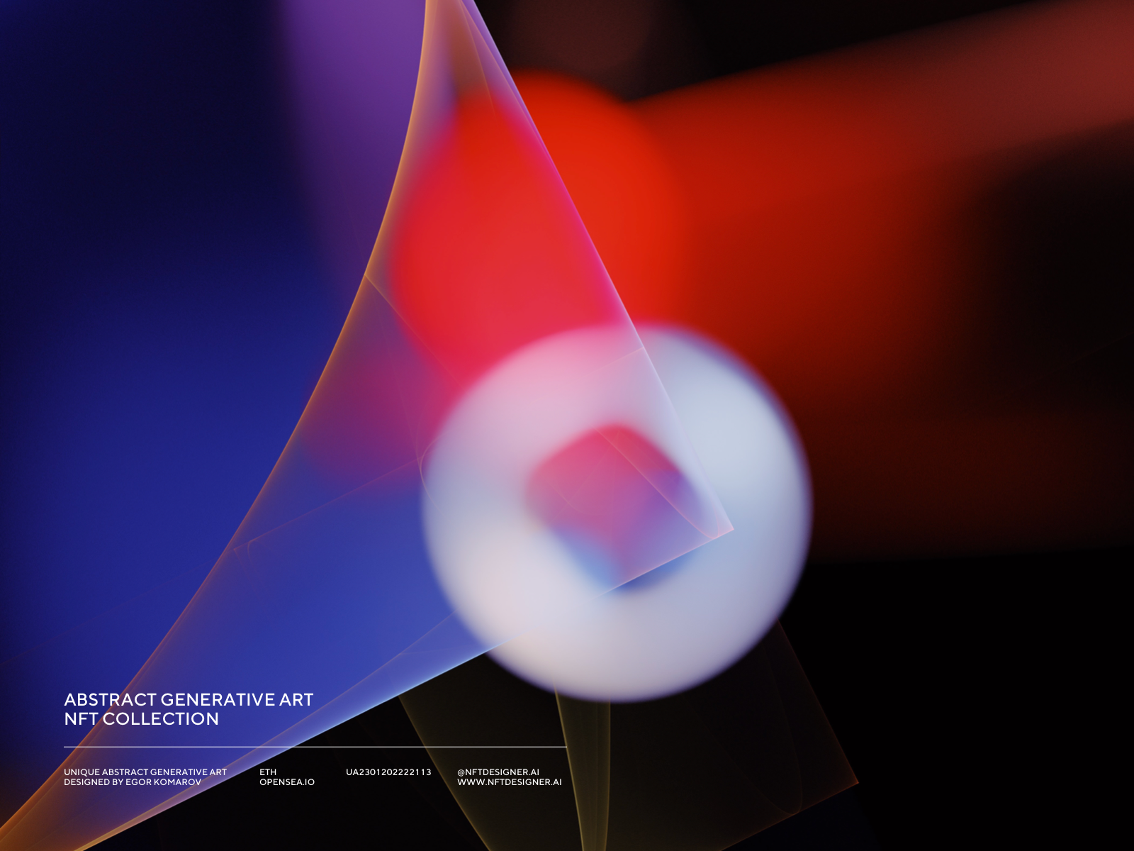 Abstract generative art NFT by Komarov Design on Dribbble