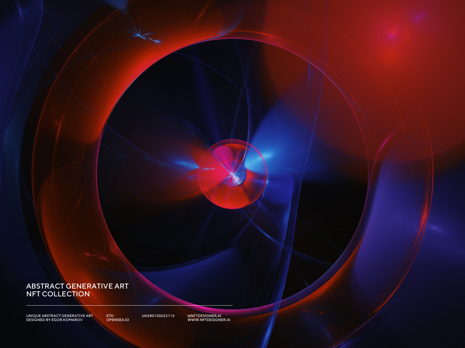 Abstract generative art NFT by Komarov Design on Dribbble