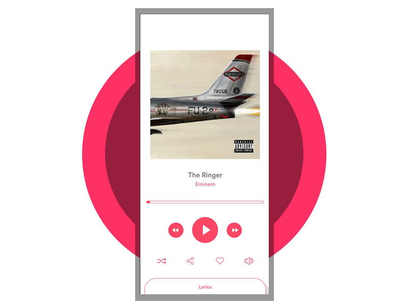 Music Player Interaction Design by Vaibhav Vishal on Dribbble