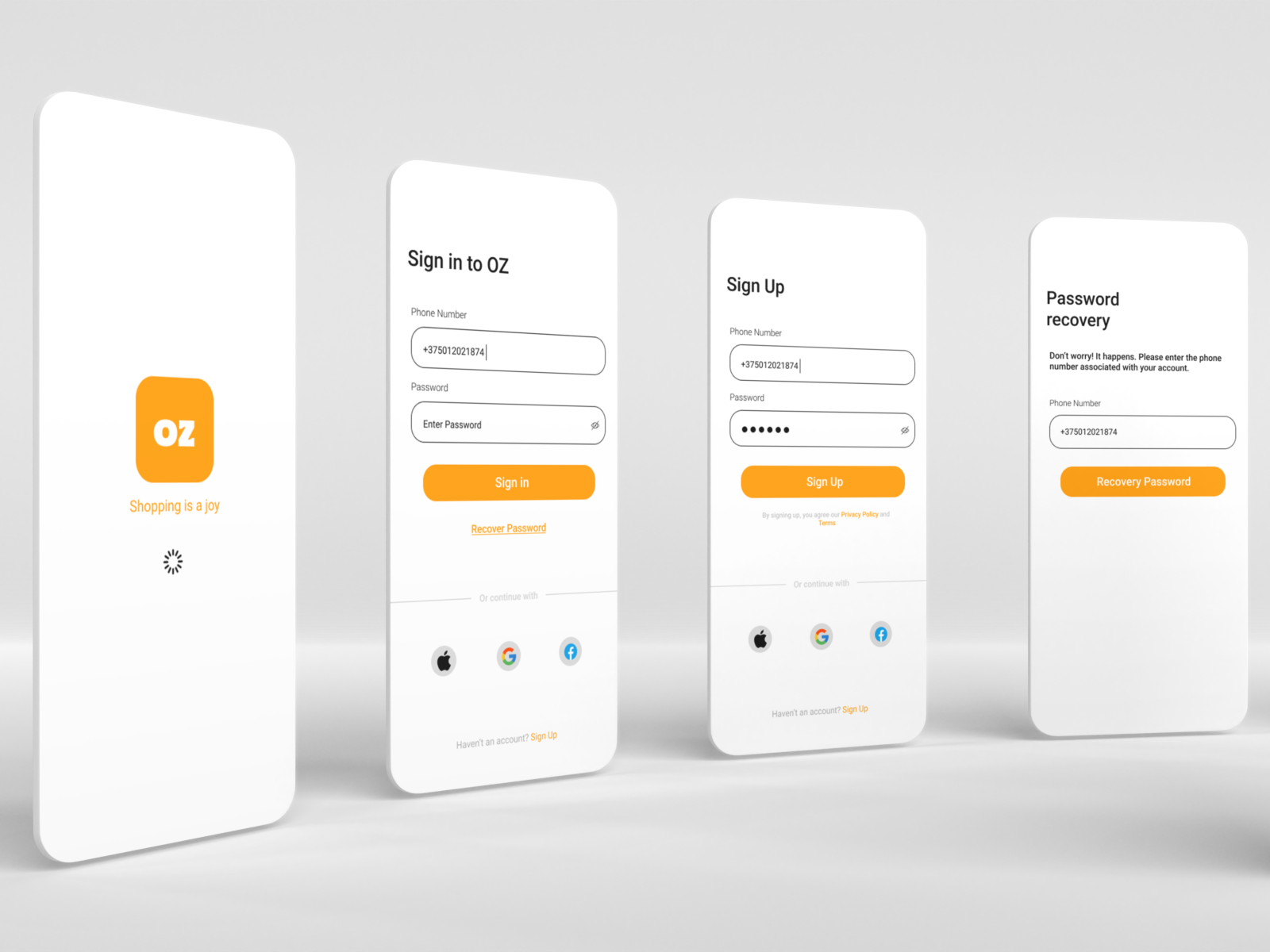 OZ App by Ahmed Mustafa on Dribbble