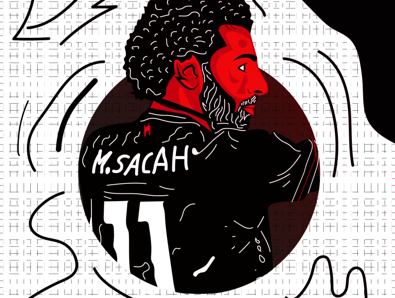 Mohamed Salah - free vector art by Mohamed Abdel Jawad on Dribbble