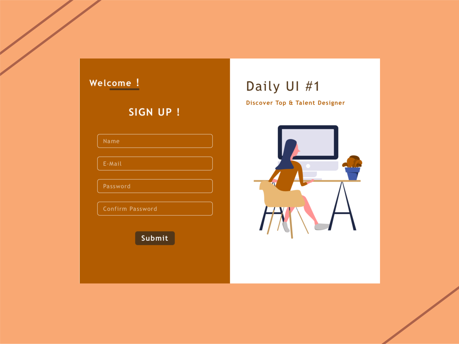 Daily UI#1 by Lely Monalisa on Dribbble