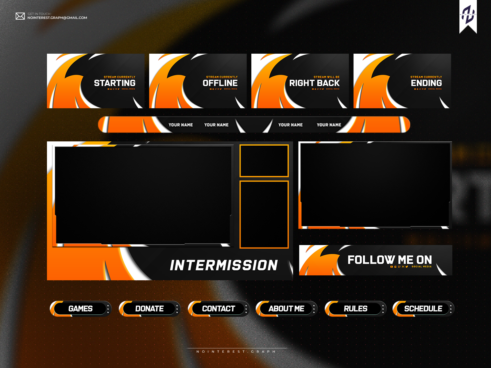 Mild Orange Stream by OnoCreative on Dribbble