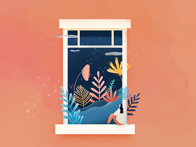 Alone time by lecho for CoCo on Dribbble