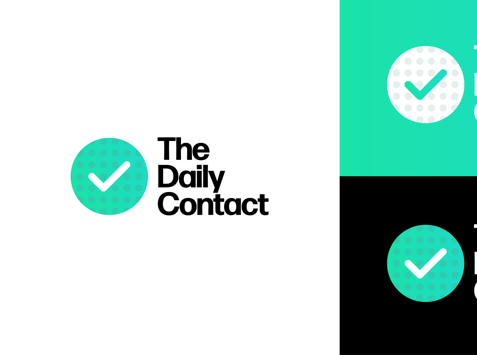 The Daily Contact - Logo Design by Max on Dribbble