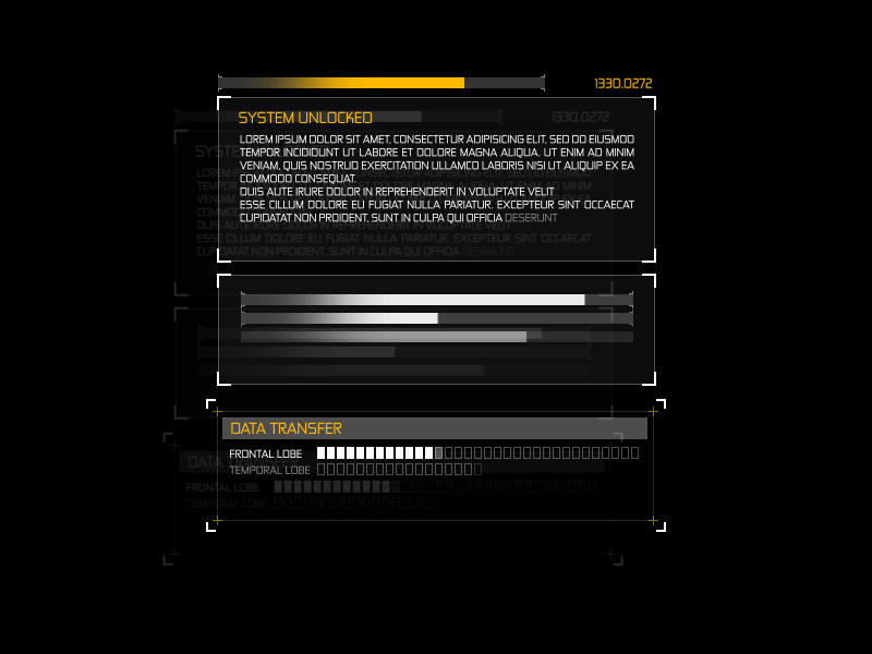 HUD Infographics Elements by Dmytro Zhadlun on Dribbble