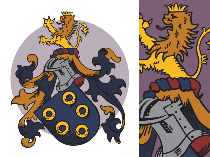 Family Crest by Peter VanDusartz IV on Dribbble