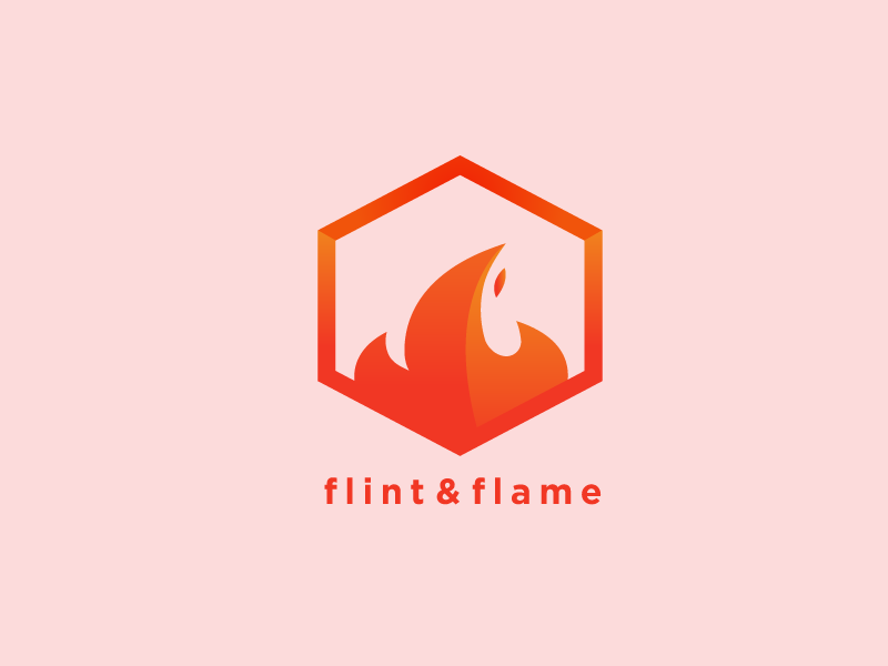 Flint & Flame Logo Design by Dan 🌮 on Dribbble