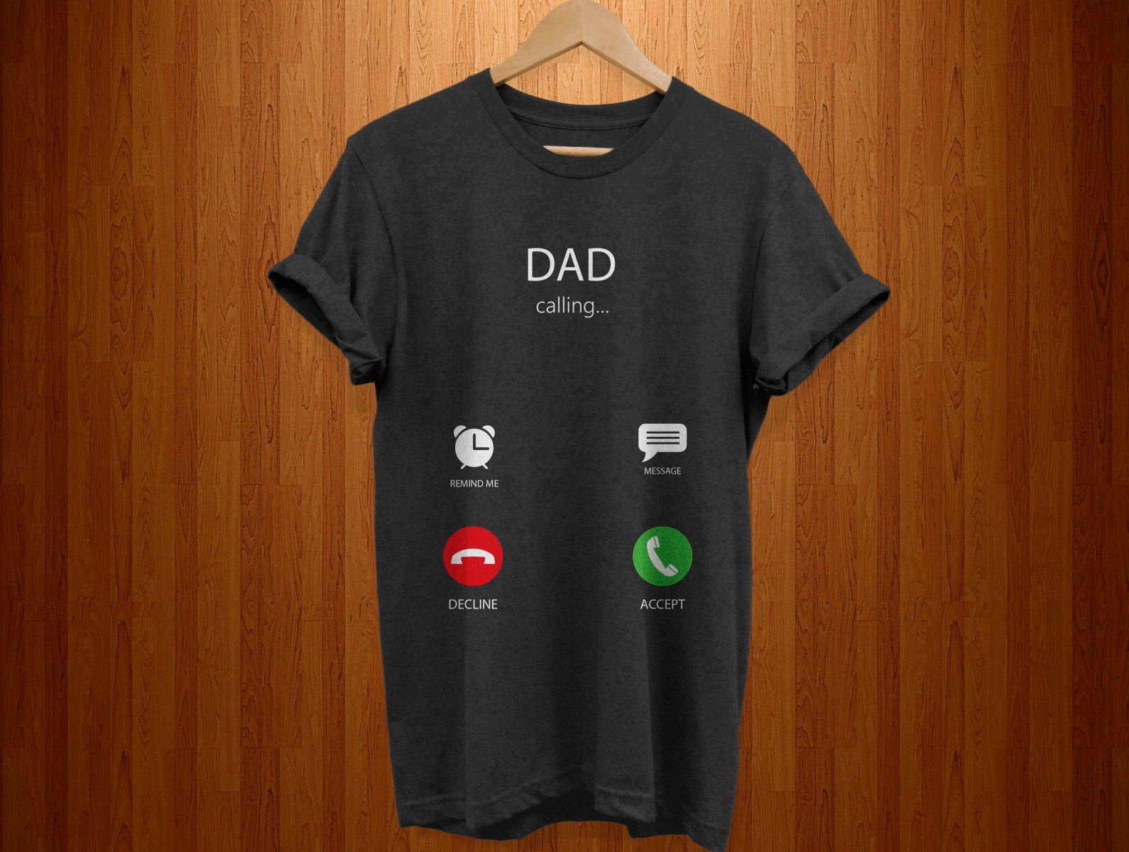 dad calling tshirt design by Arshad Ali on Dribbble