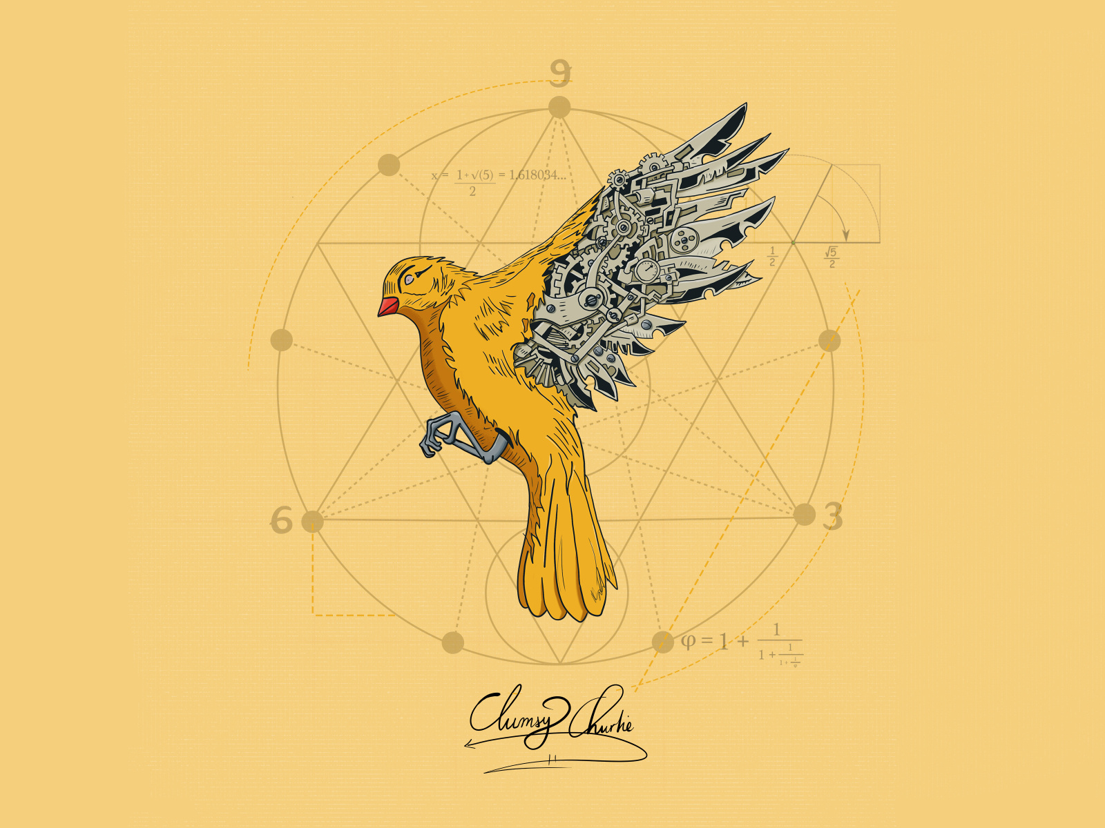 Clockwork Wings by Roy Handahu on Dribbble