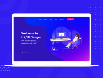 Website banner by Anjali Gupta on Dribbble