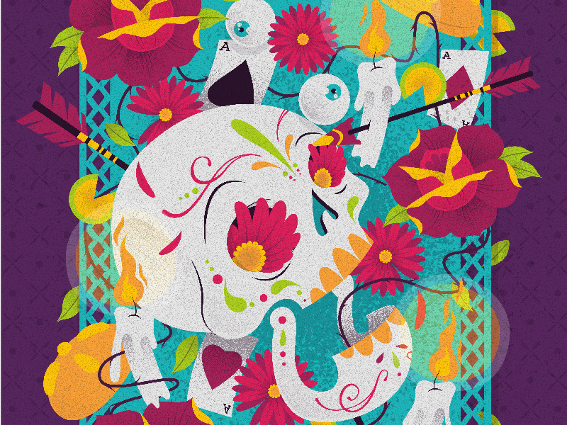 Calaca Tilica y Flaca // Detalles by Mr. Lemonade on Dribbble