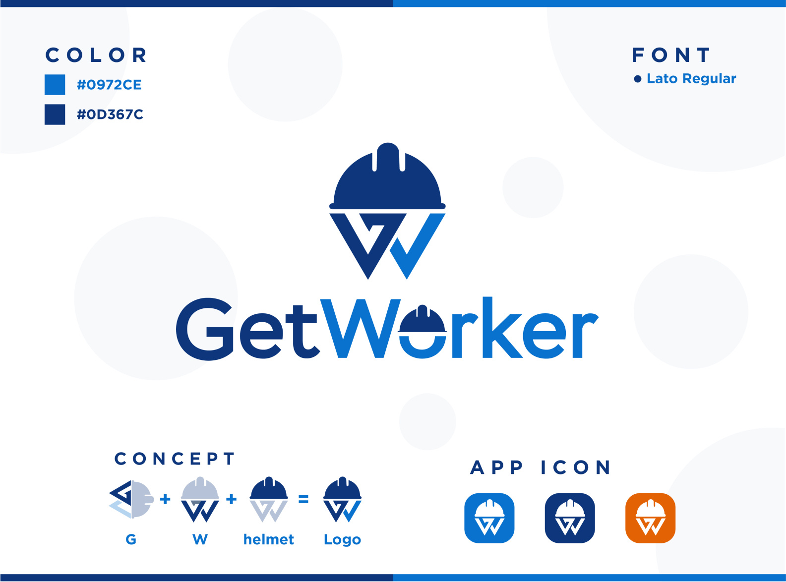GetWorkers Logo Design by Shamim Islam Joy on Dribbble