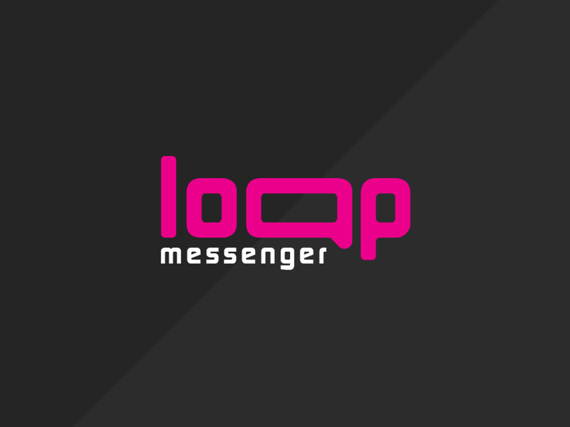 Loop Messenger logotype by BGdesignworks on Dribbble