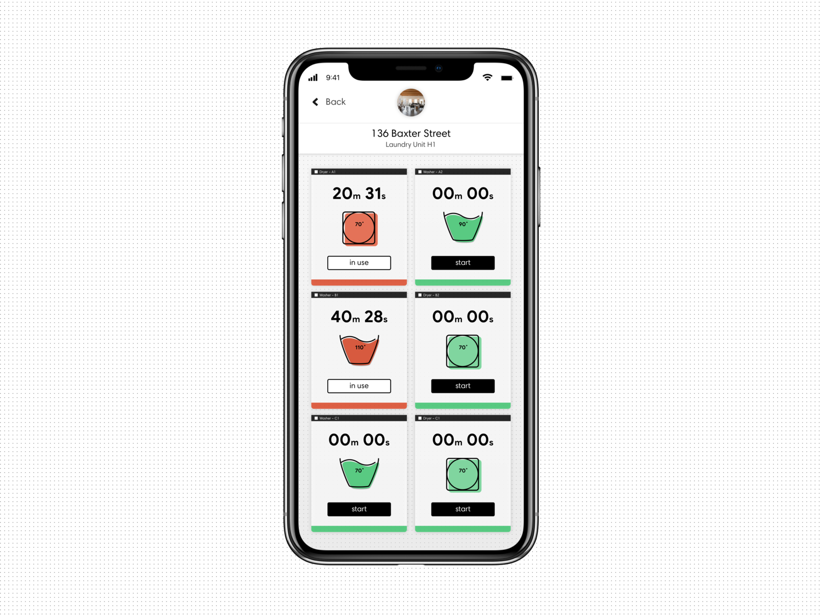 Countdown Timer! Laundry App – Day 014 by Sky Monaco on Dribbble