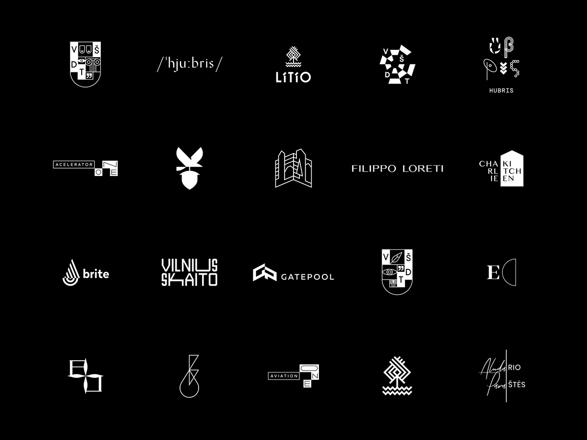 LOGOS & MARKS VOL. 1 by Aivaras Bakanauskas on Dribbble