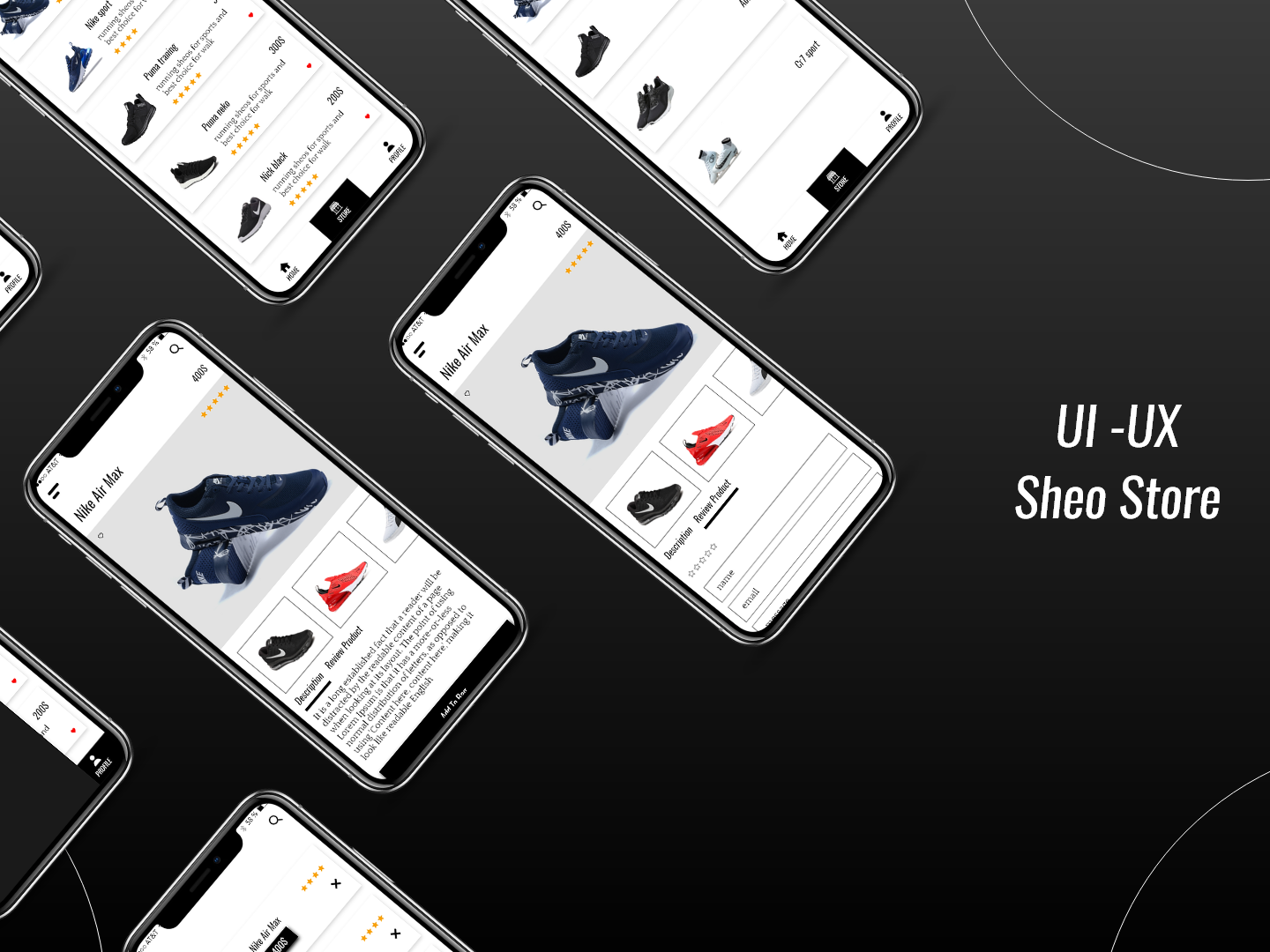 shoe store app ui-ux by assem on Dribbble