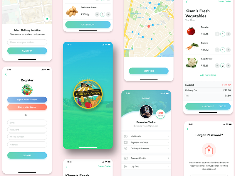 Profile Ui Mobileapp by Ideas From SAM on Dribbble