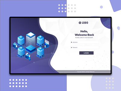server login by Ideas From SAM on Dribbble