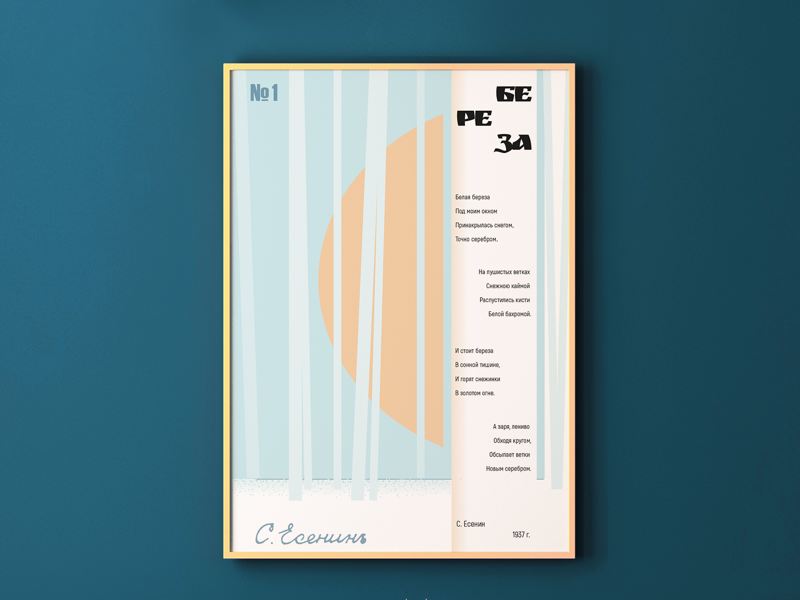 White birch by Timur Mirzoev on Dribbble