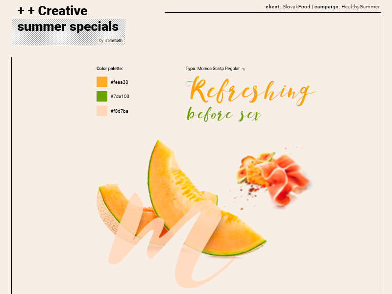 Healthy Summer by István Tóth on Dribbble