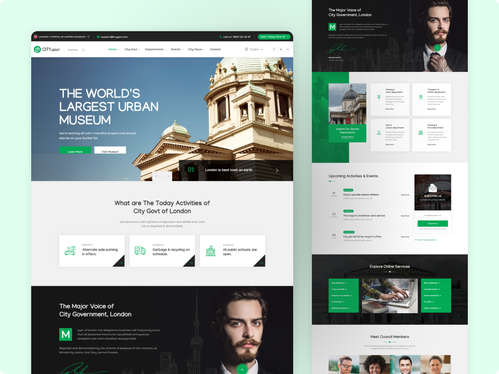 CityGovt - Political and Government Web Design by Na Vignesh for ...