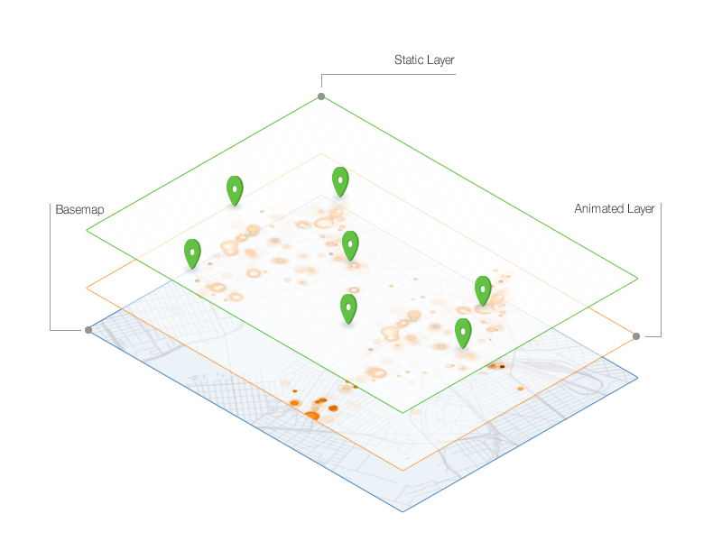 Animated map's placeholder by Emilio García on Dribbble