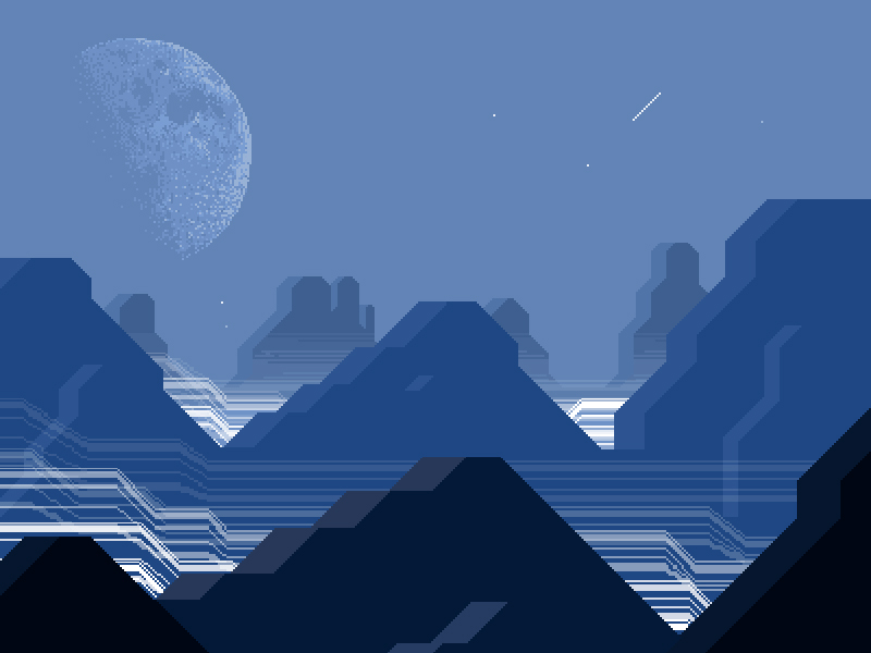 Hey moon! by Anna Żołnierowicz on Dribbble