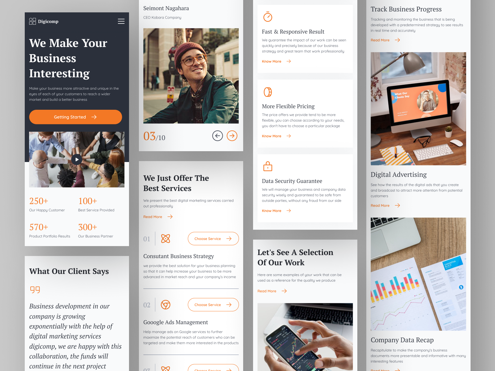 Digicomp - Landing Page Responsive by Andri Prasetia for SLAB Design ...