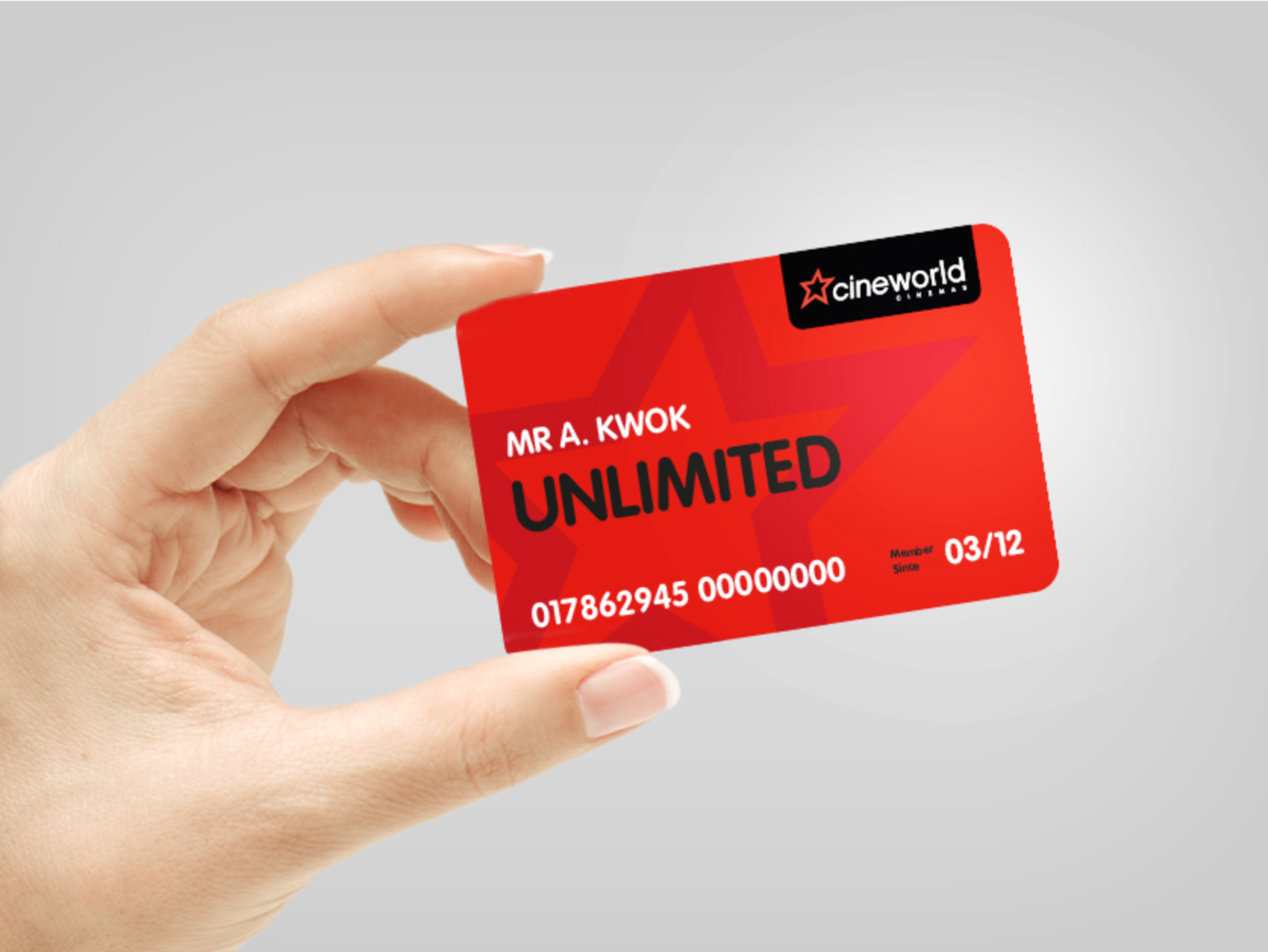 Cineworld Loyalty Card - Rebrand by Kwoky on Dribbble