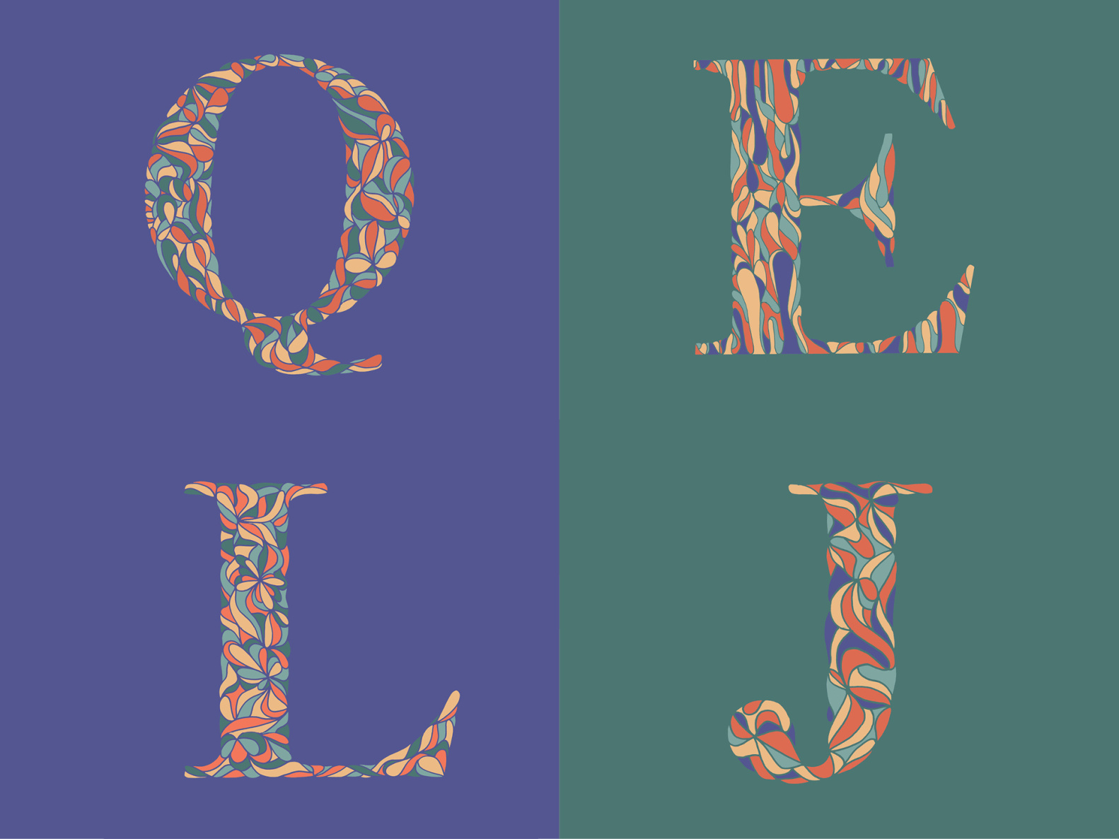 36 Days of Type — alternate style (another!) by Zsófia Vera on Dribbble