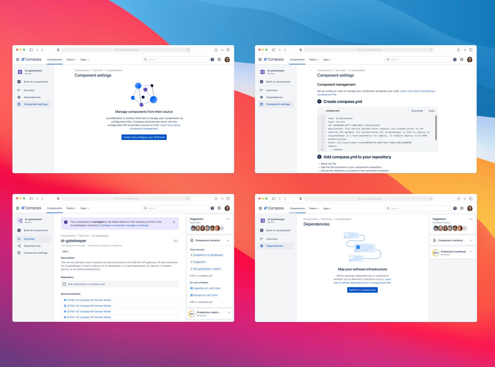 Compass Component Management Via Config As Code By Stephanie On Dribbble