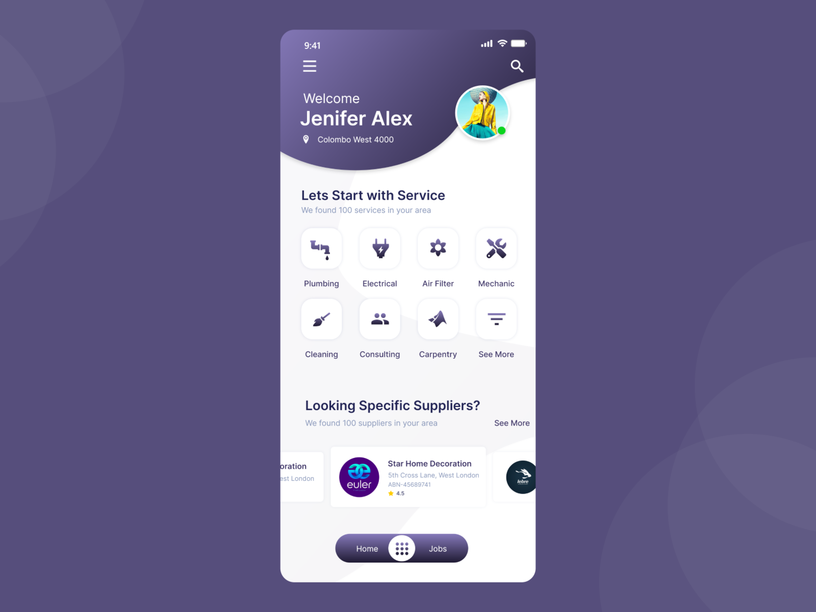 Home Page UI Design by Gihan Supun on Dribbble