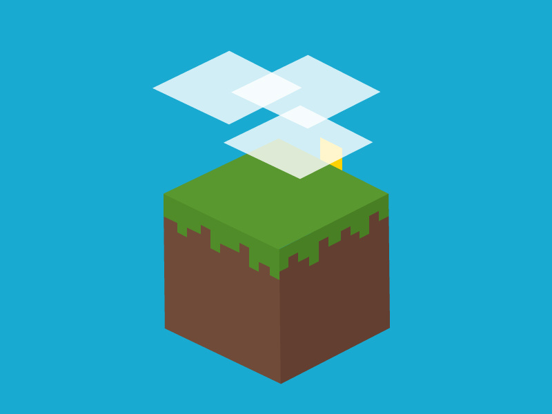 Mincraft Block by Charles Krook on Dribbble