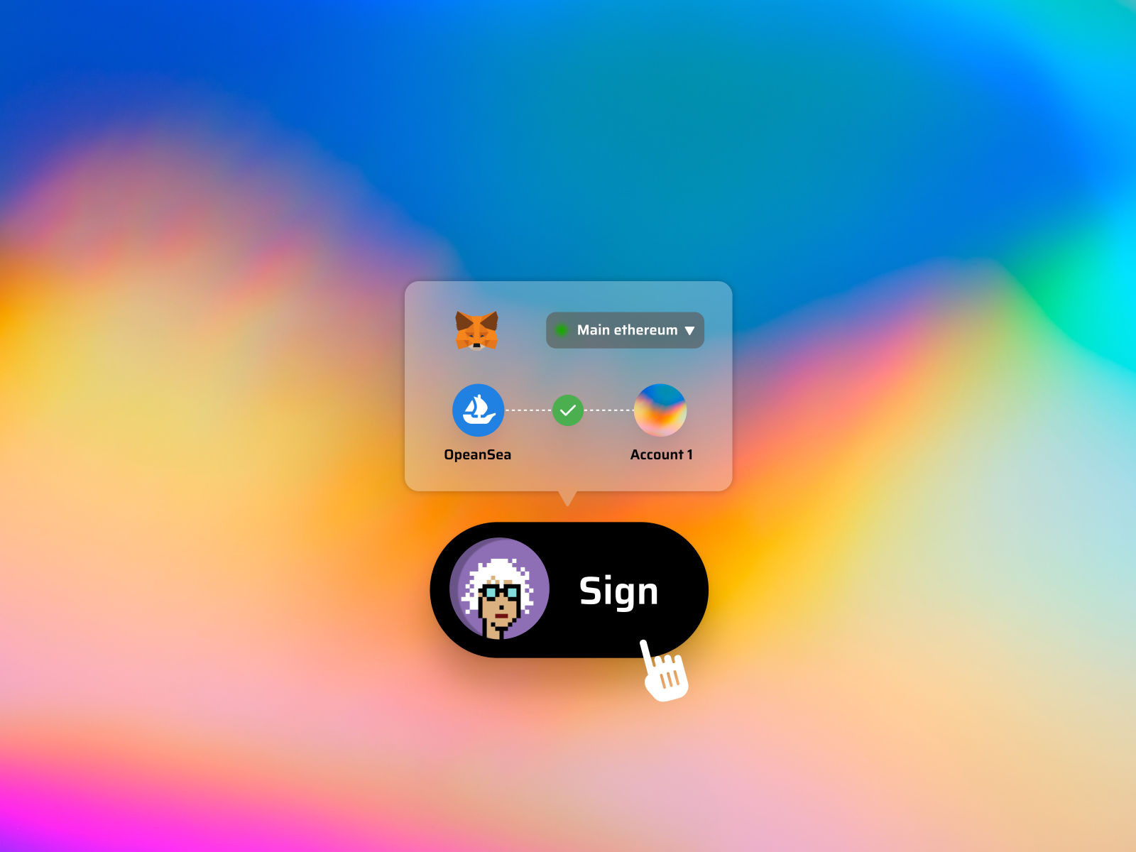 Sign in web3 by Mohamed Sadiq on Dribbble