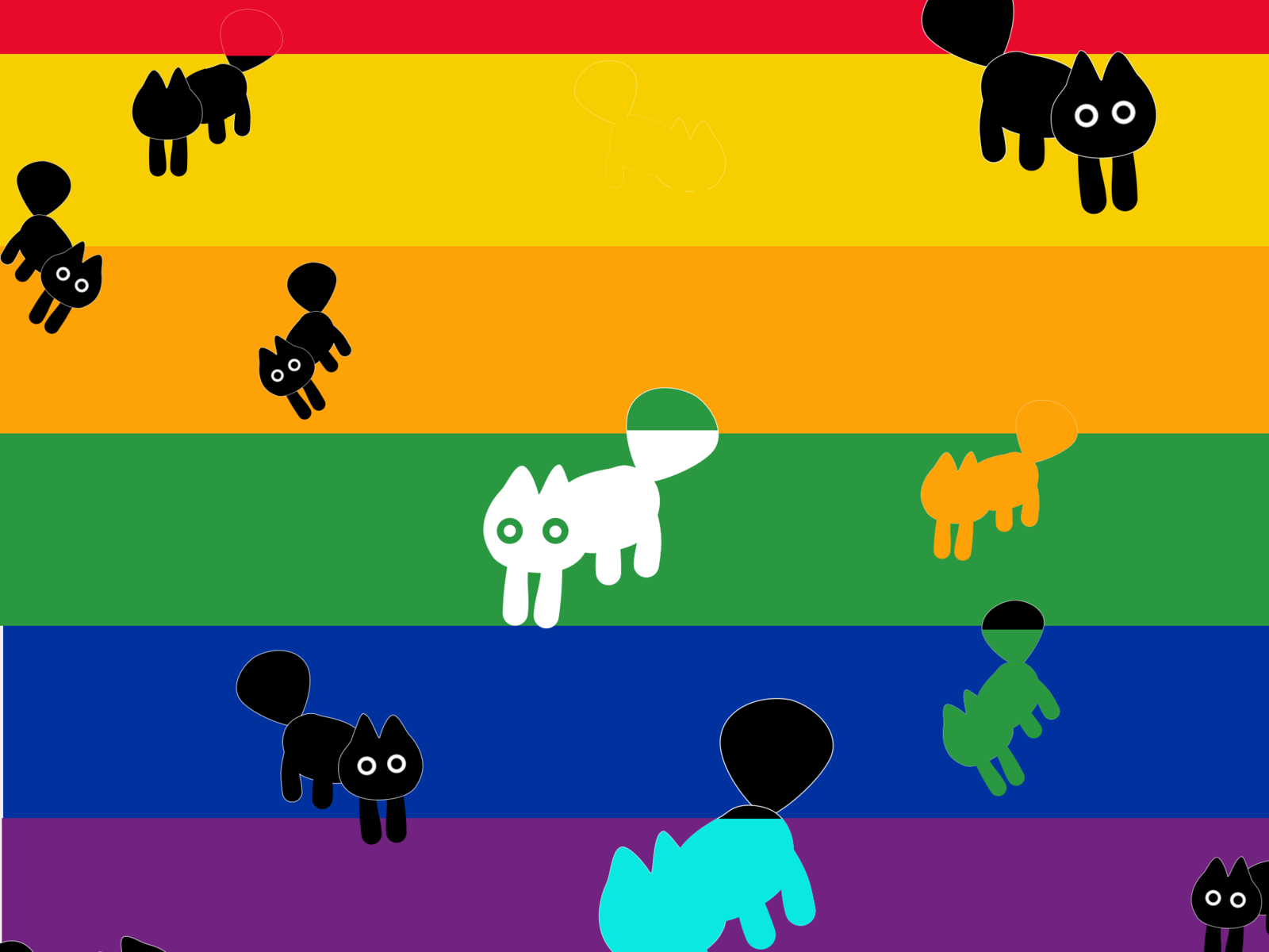 Pride Cats by Shuting Zeng on Dribbble