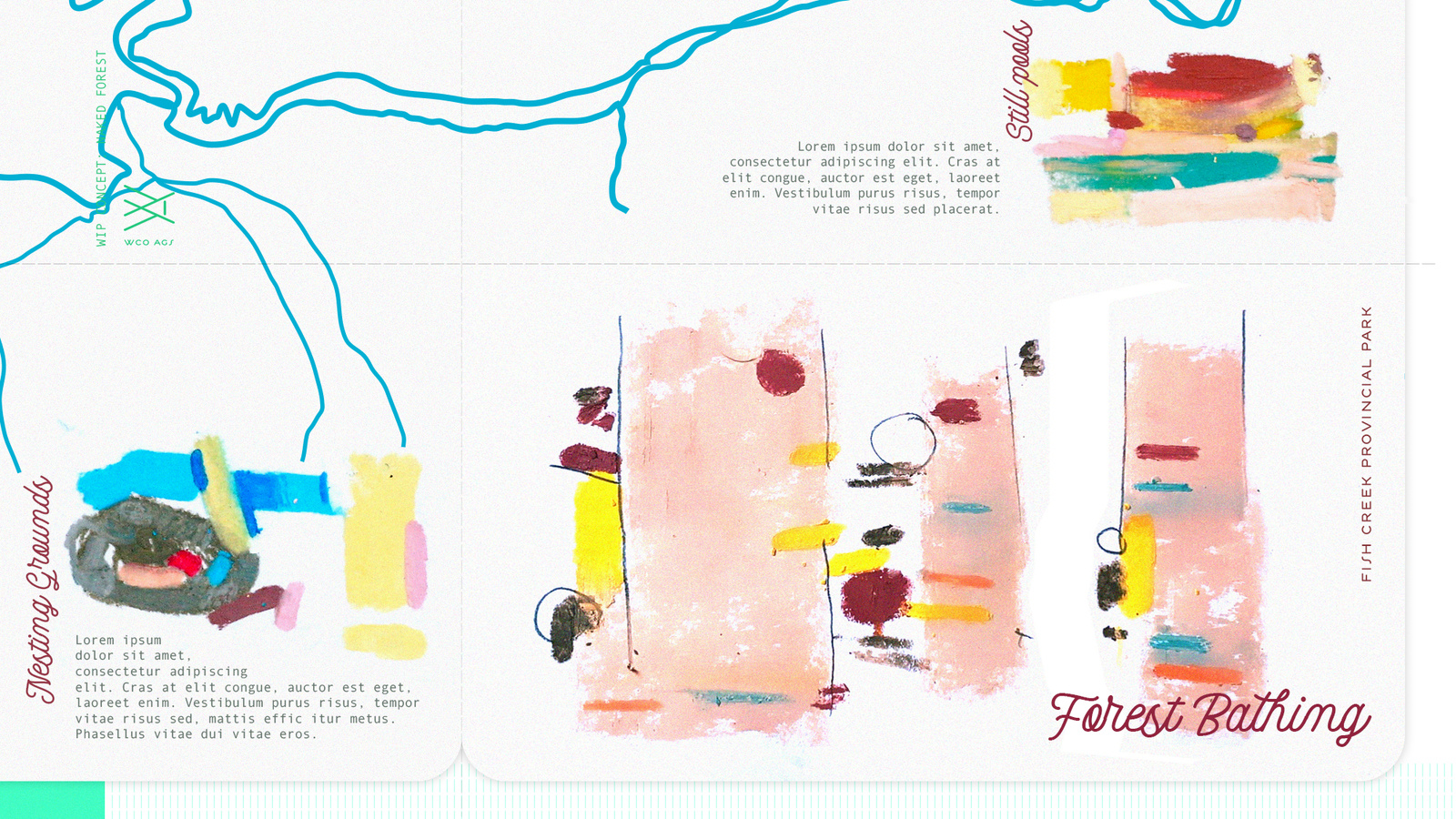 Forest Bathing illustrations by rich rawlyk on Dribbble