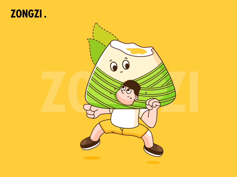 Zongzi by ha hug on Dribbble