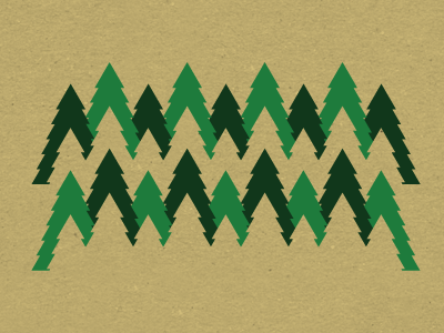 Simple Forest by Devin Saavedra on Dribbble