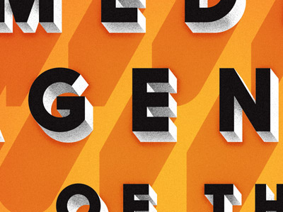 Shadow Type by Jeff Rogers on Dribbble