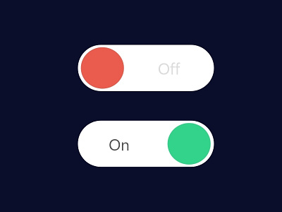 On/Off Switch by Sharon Olorunniwo on Dribbble