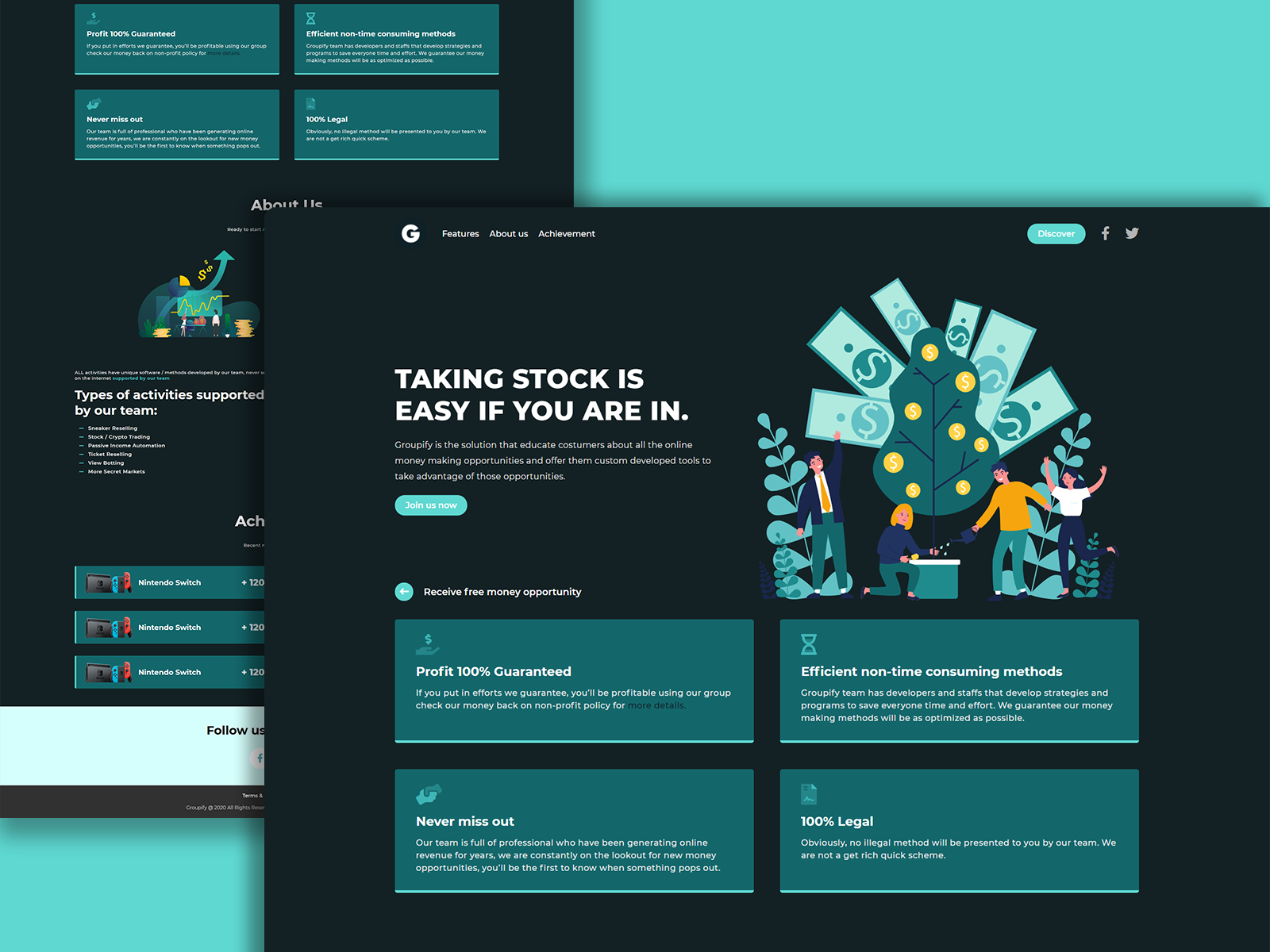 Groupify by Eshxn C. on Dribbble